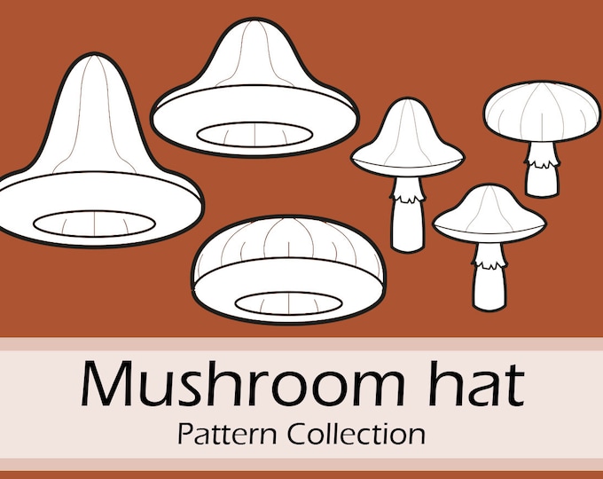 Mushroom Hat Inky Cap - Etsy