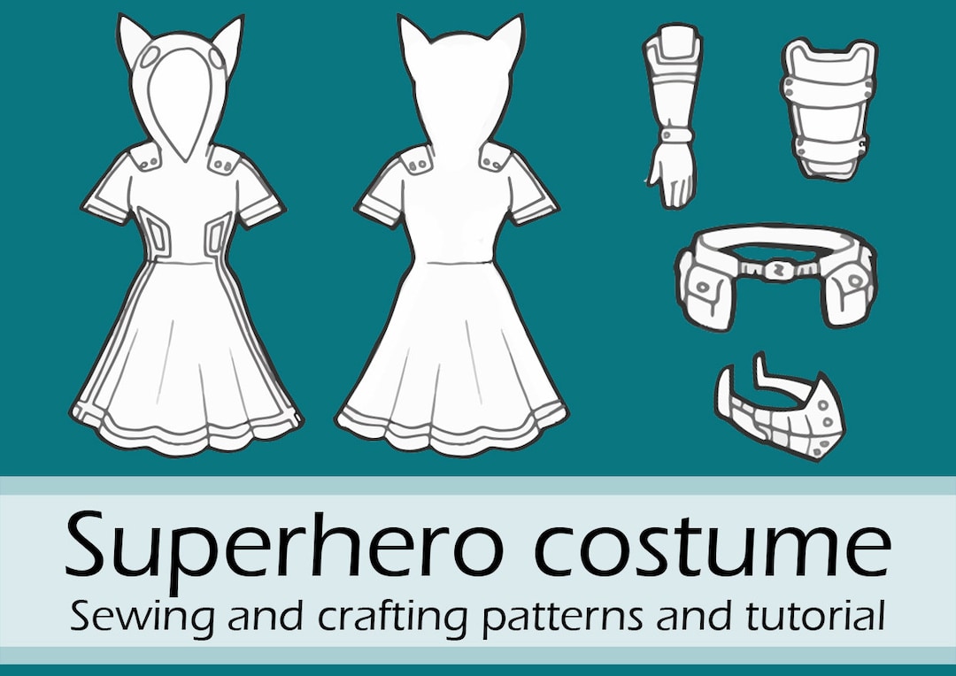 Female Deku Cosplay Sewing and Crafting Patterns and Tutorial by Pretzl ...