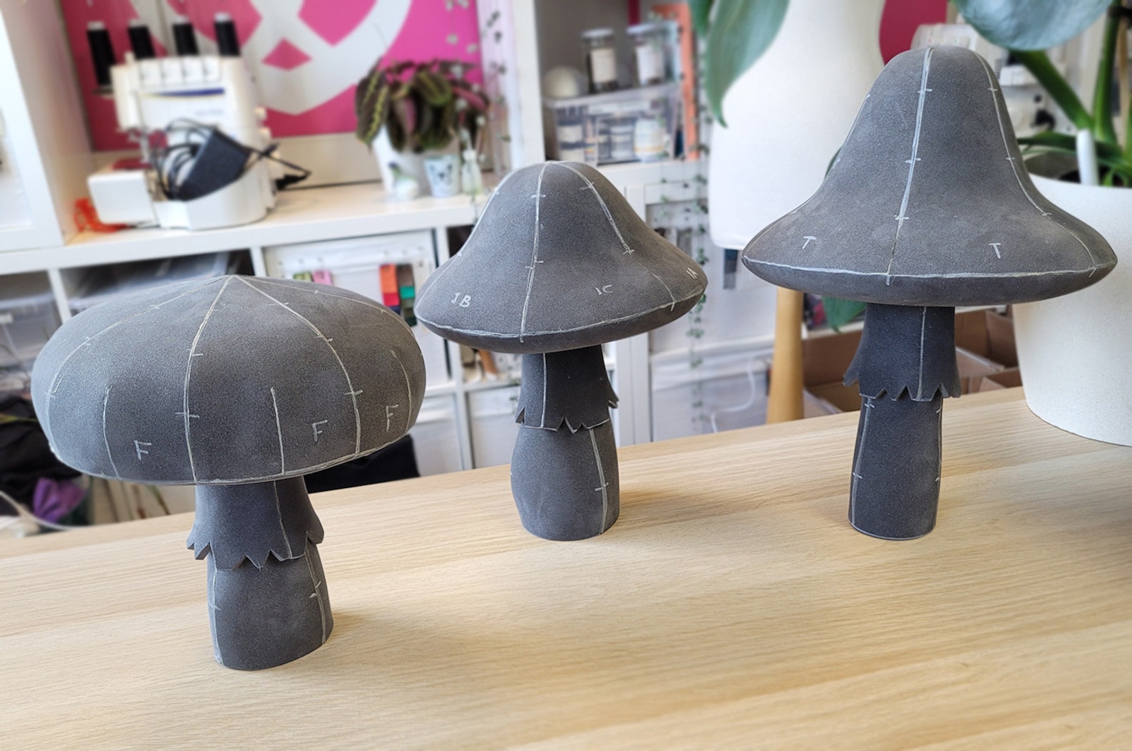 Mushroom Hats and Decorative Mushrooms Patternset by Pretzl - Etsy