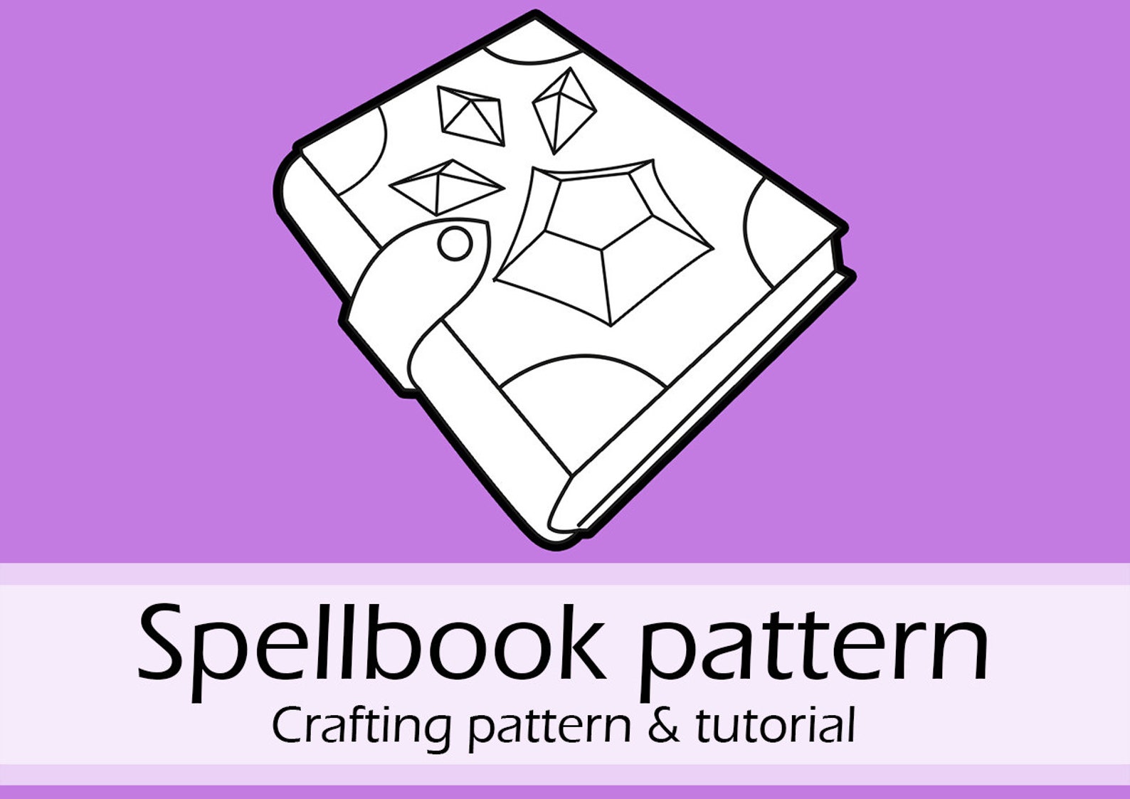 Spellbook Bag EVA Foam Crafting Pattern and Tutorial E-book by Pretzl ...