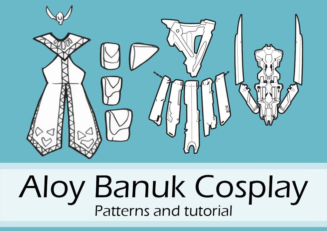 Aloy Banuk Cosplay Patterns and Tutorial by Pretzl Cosplay - Etsy Australia