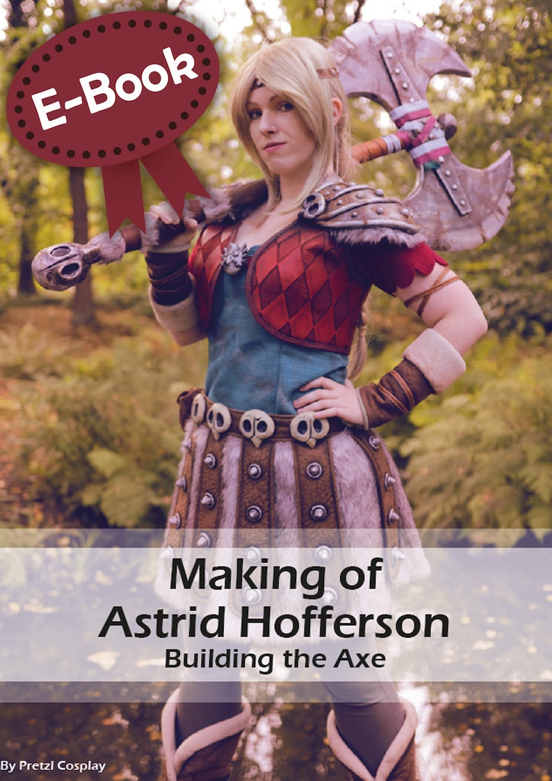Big Double Bladed Astrid Viking Axe Blueprint and Tutorial by - Etsy