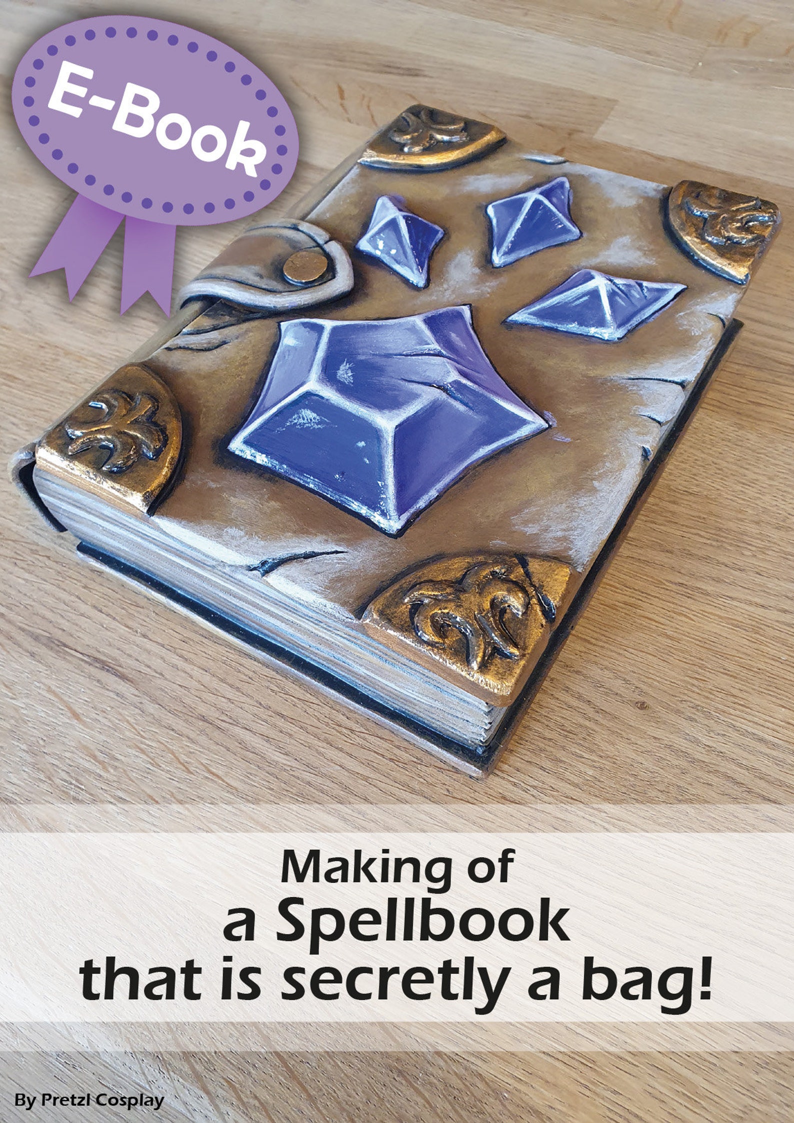Spellbook Bag EVA Foam Crafting Pattern and Tutorial E-book by Pretzl ...