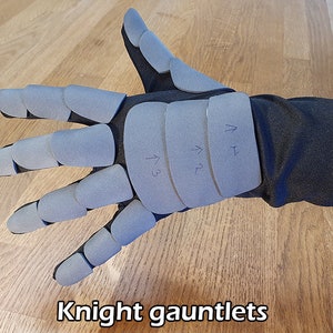 Foam/worbla Hand and Finger Armor Pattern Collection by Pretzl Cosplay ...