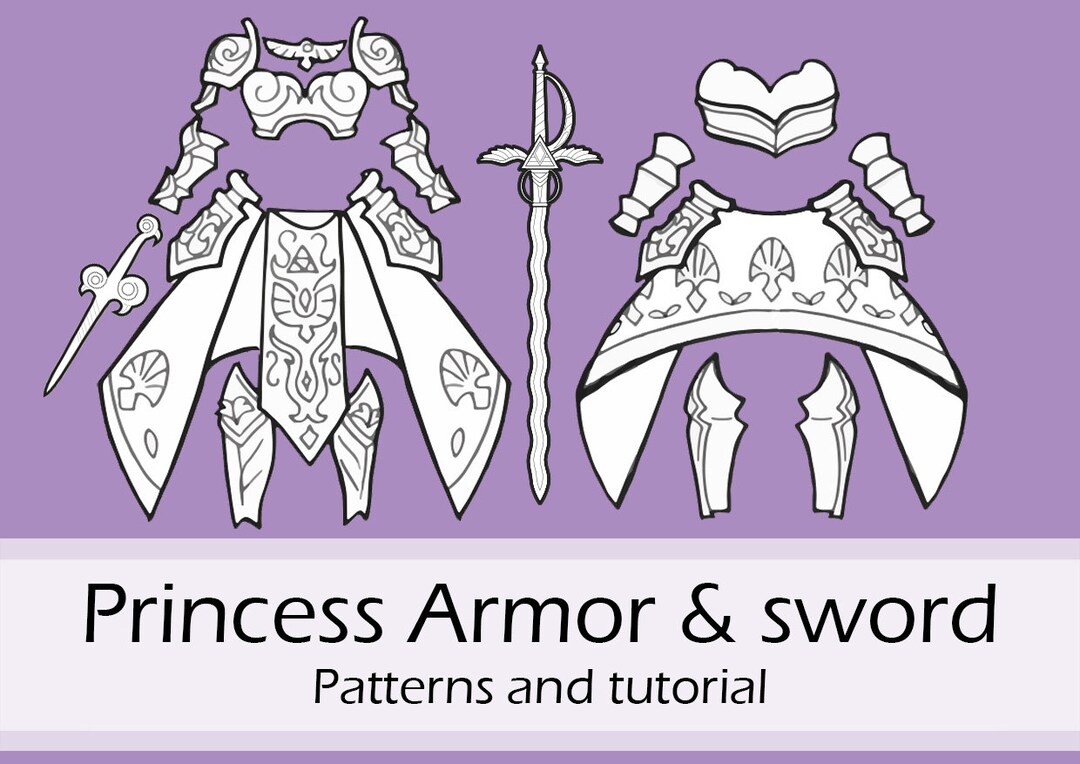 Warrior Princess Armor, Skirt and Props Cosplay Crafting Patterns and ...