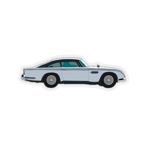 Aston Martin DB5 James Bond Car Sticker - Etsy