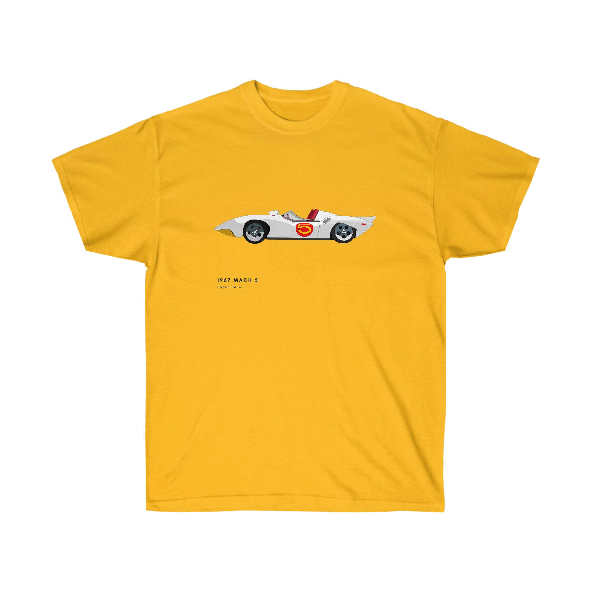 Mach 5 | Speed Racer Retro Car T-shirt Unisex - Etsy