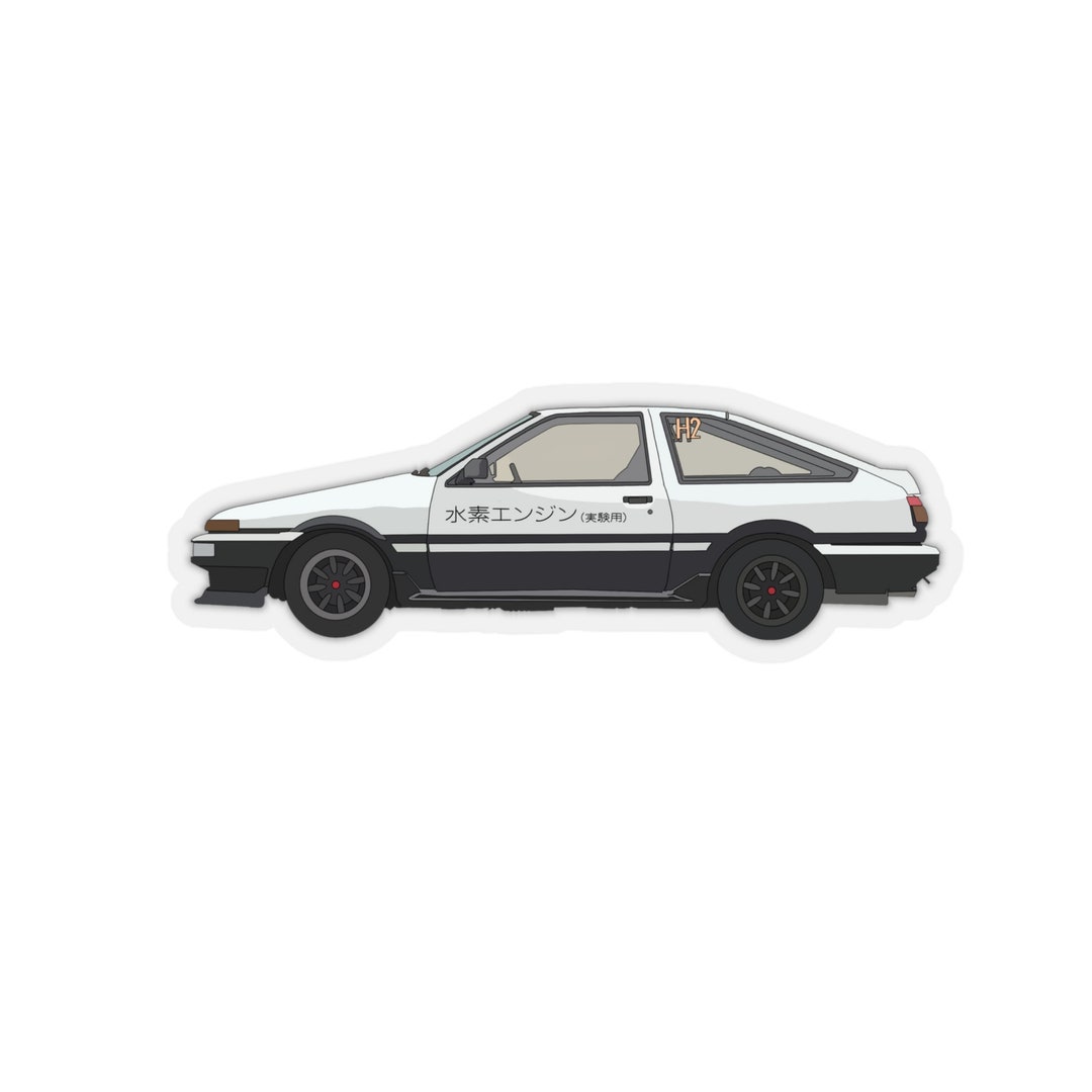 Toyota Sprinter Trueno Initial D Retro Anime Car Sticker - Etsy