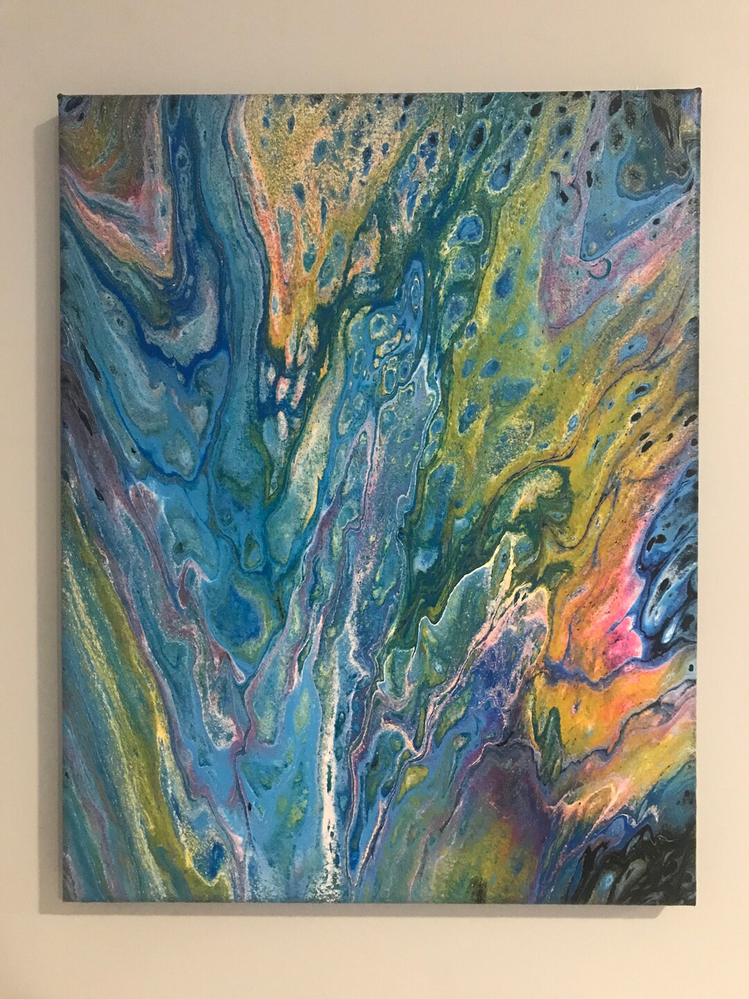 Fluid Acrylic Painting - Etsy