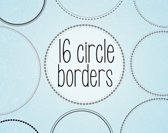 31 bracket frame borders with detail. Instant download. Border | Etsy