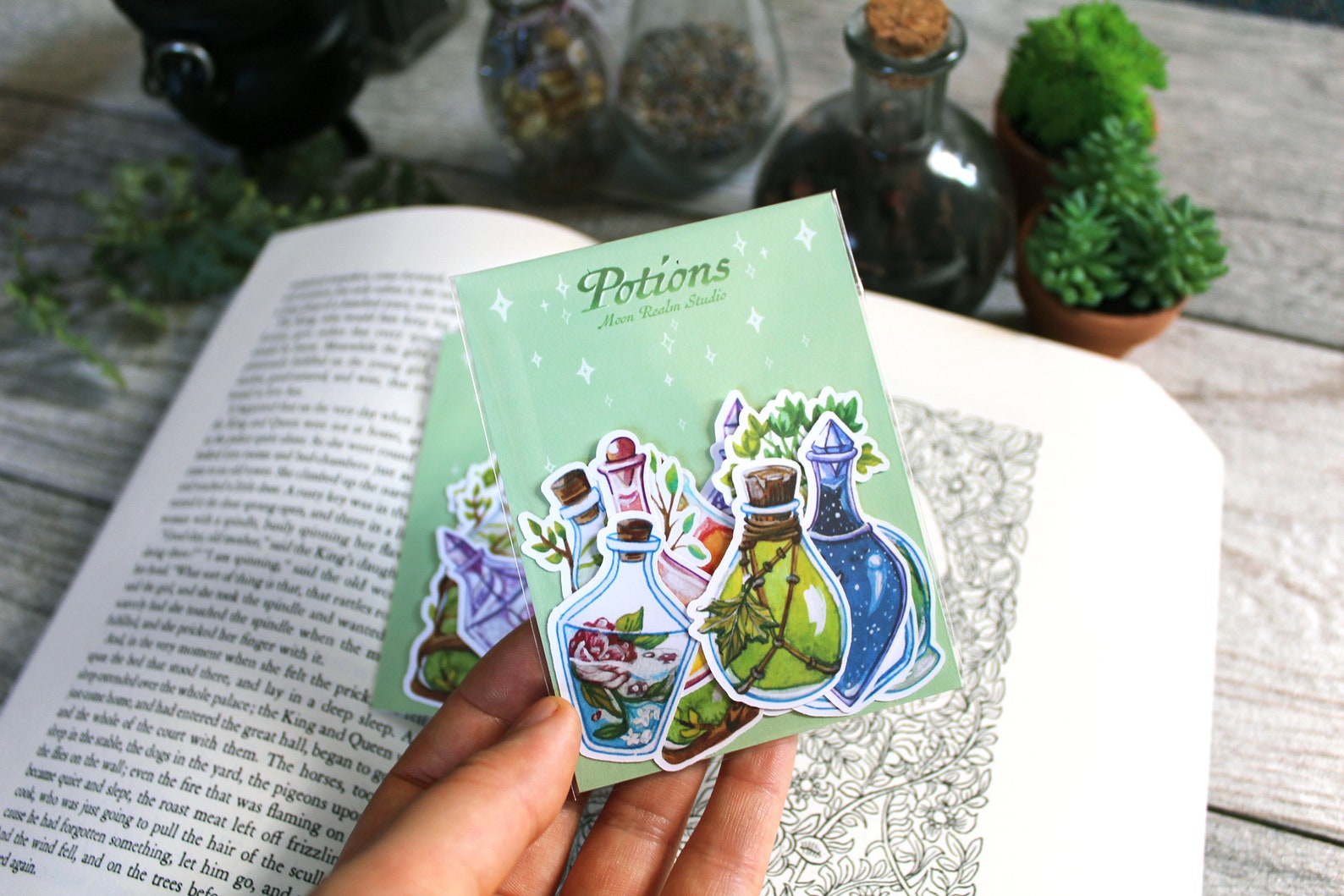 Potion Bottle Stickers Pack - Etsy
