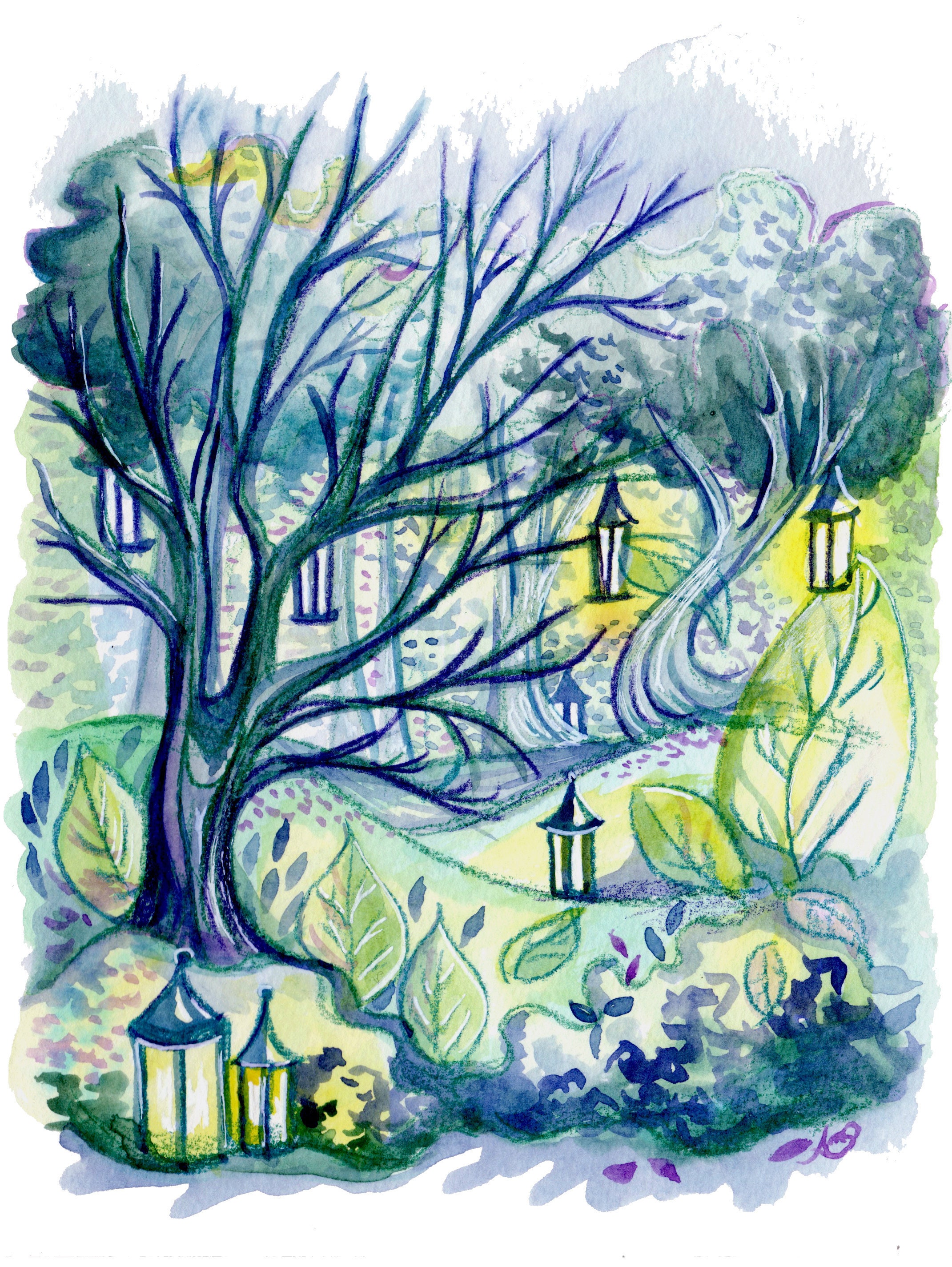Tree Hollow - Art Print - Etsy