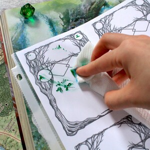 Tree Spell Card Printable and Fillable Template Digital Download for ...