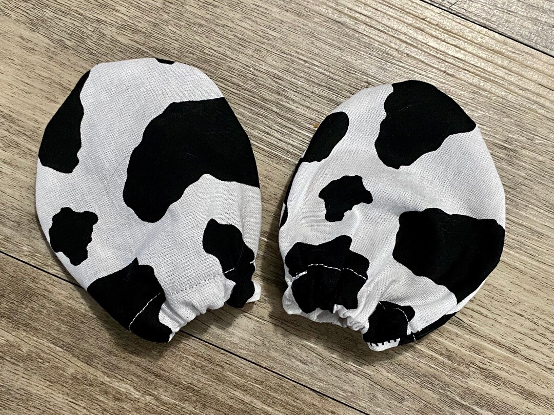 Baby Mittens Cow Print and Other Designs - Etsy