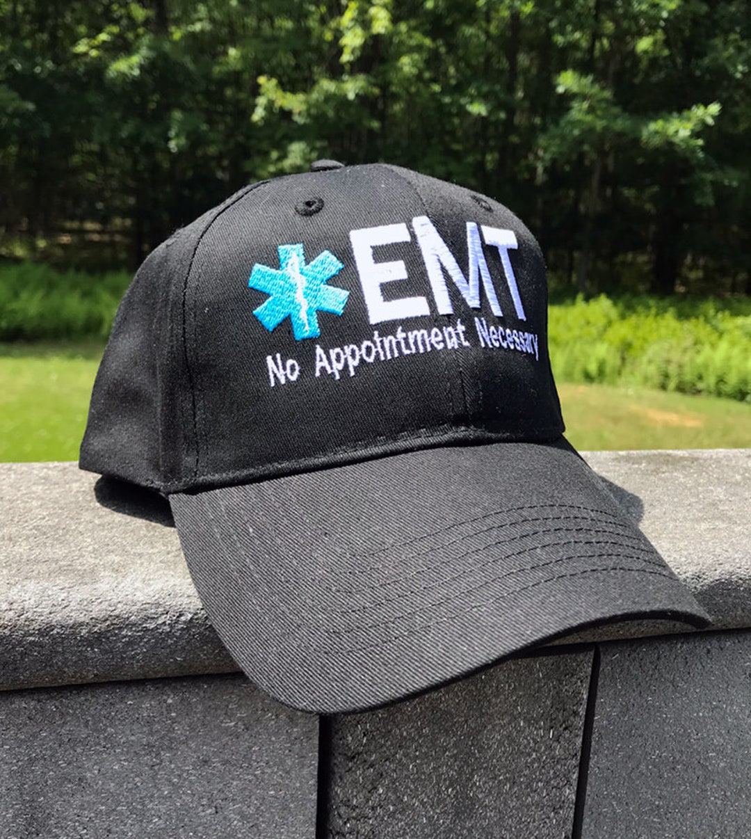 EMS / EMT Embroidered Cap, Star of Life, Emergency Medical Technician ...