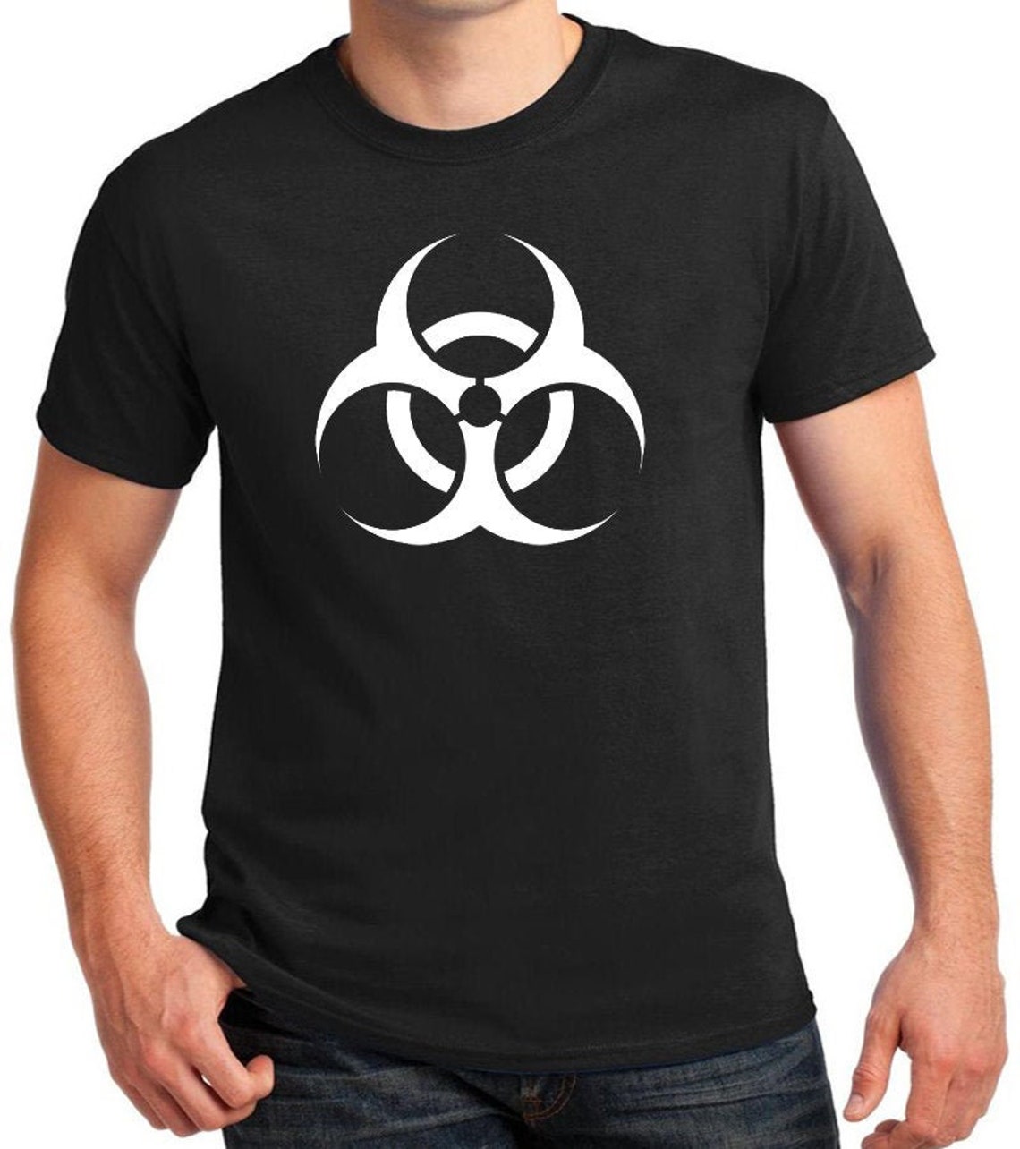 Toxic Symbol T-shirt, Zombie, Apocalypse, Nuclear Waste Shirts, Short ...