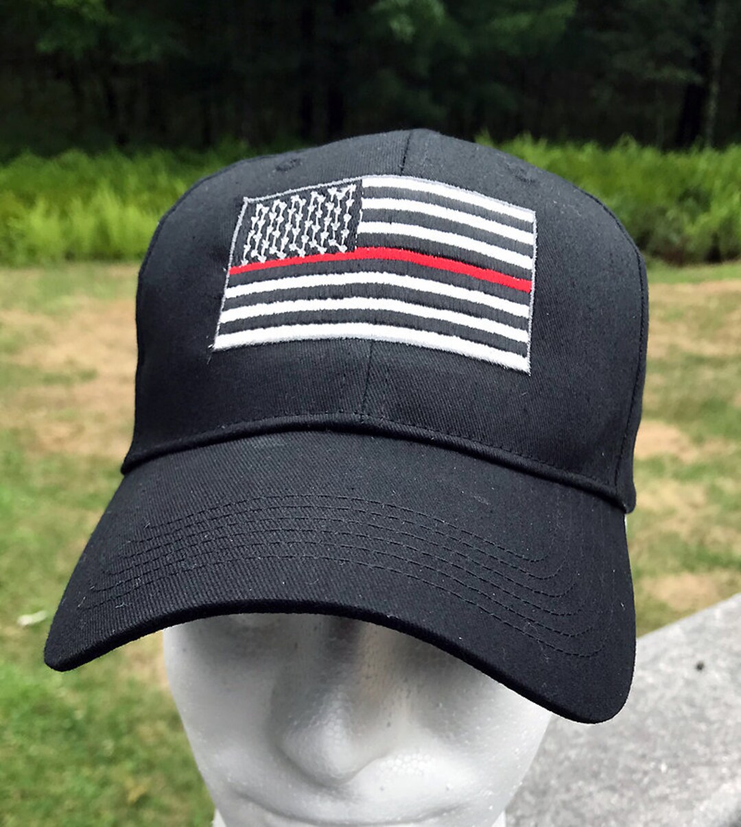 Thin Red Line Firefighter Cap, Honor Our Hero's, Firemen & Fire Women ...