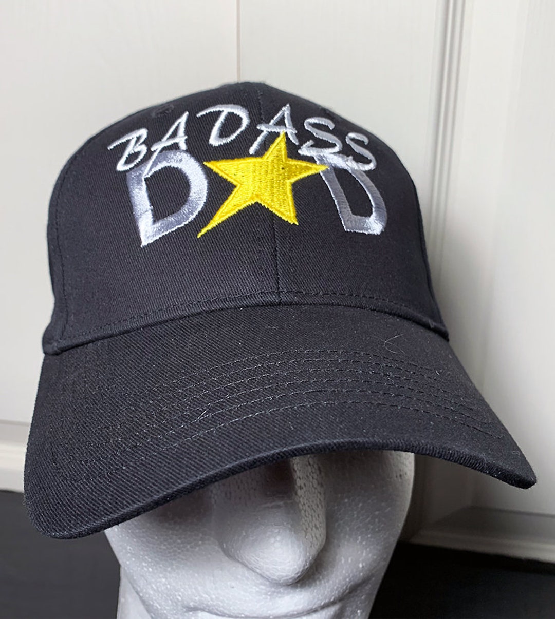 Badass Dad Embroidered Cap for the Greatest Father Ever. - Etsy