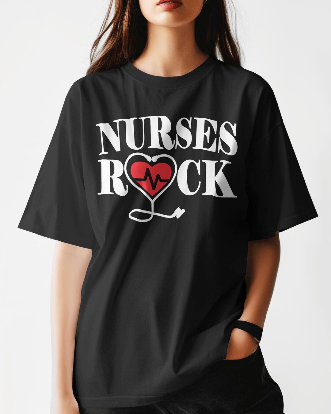 Nurses Rock T-shirt for the Best Nurse There Is. Great Give Idea for ...