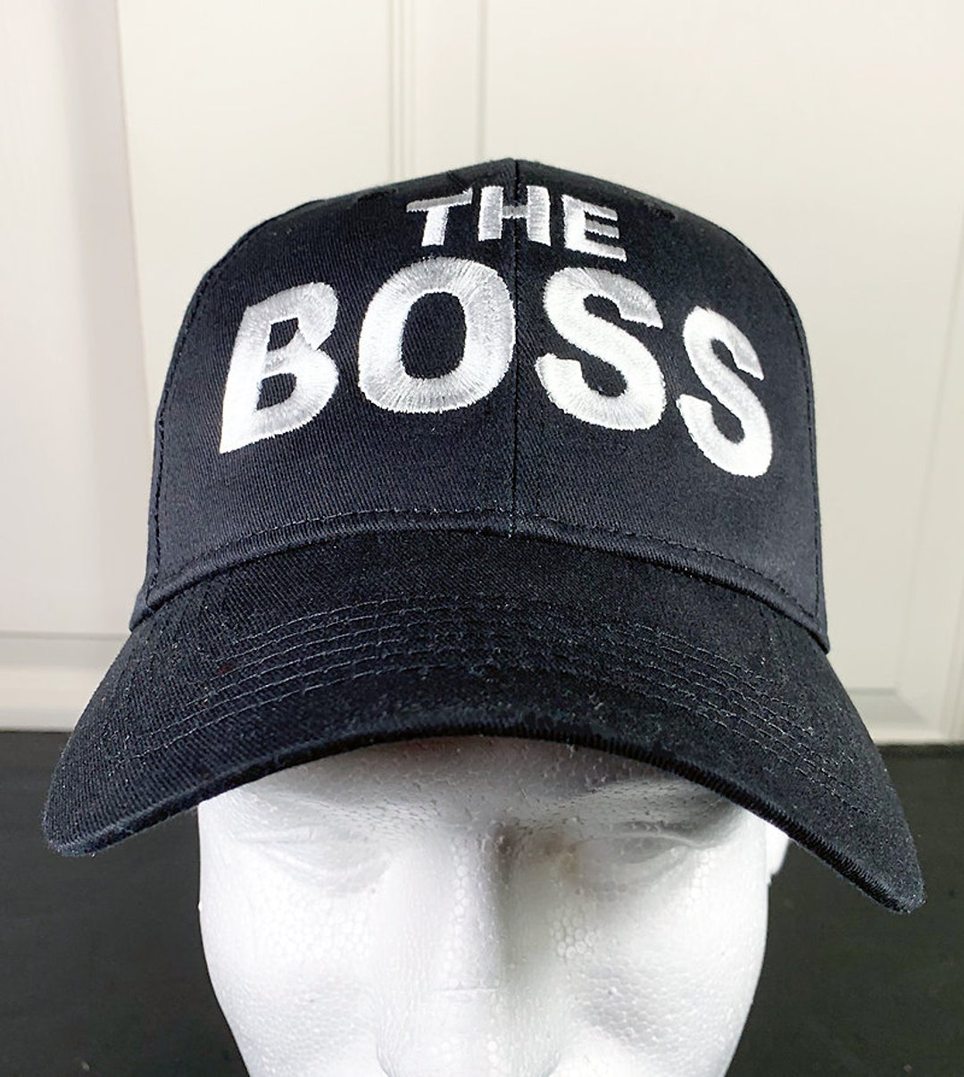 THE BOSS Embroidered Cap, Boss Lady, Boss Man, Supervisor, Manager, Man ...