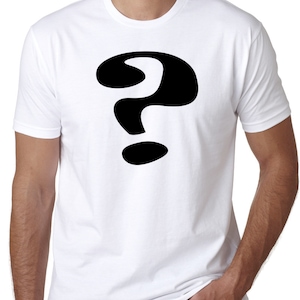 Question Mark "?' T-shirt, Life is a Question, I Used to Have All the ...