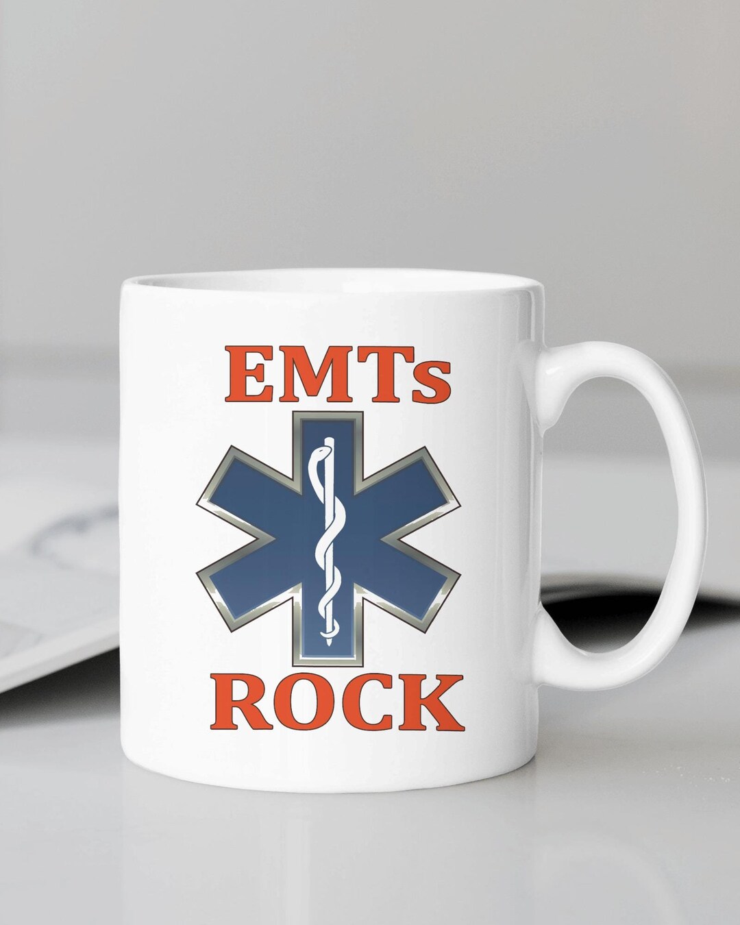 Emt's Rock Ceramic Coffee Mug, EMS Workers, Ambulance Calls - Etsy