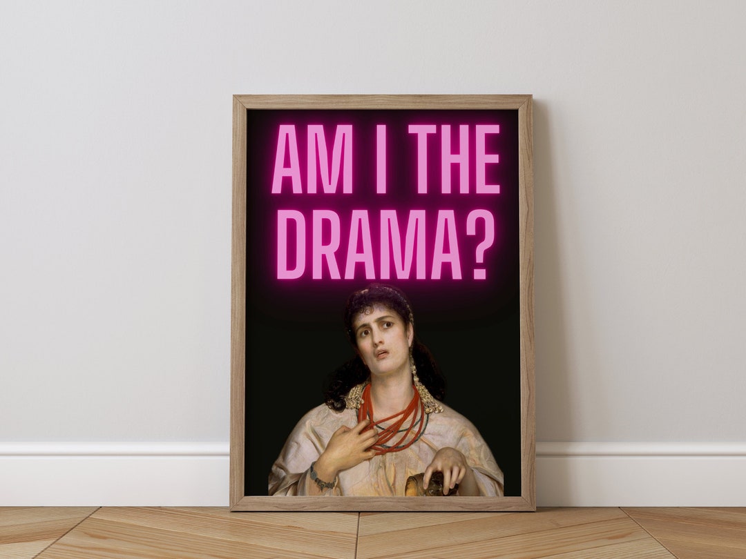 Neon Art Print, Altered Classical Art Vivid Neon Print/printable Wall ...