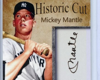 Mickey Mantle Signature - Etsy
