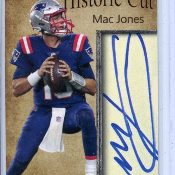 Mac Jones Rookie Card - Etsy