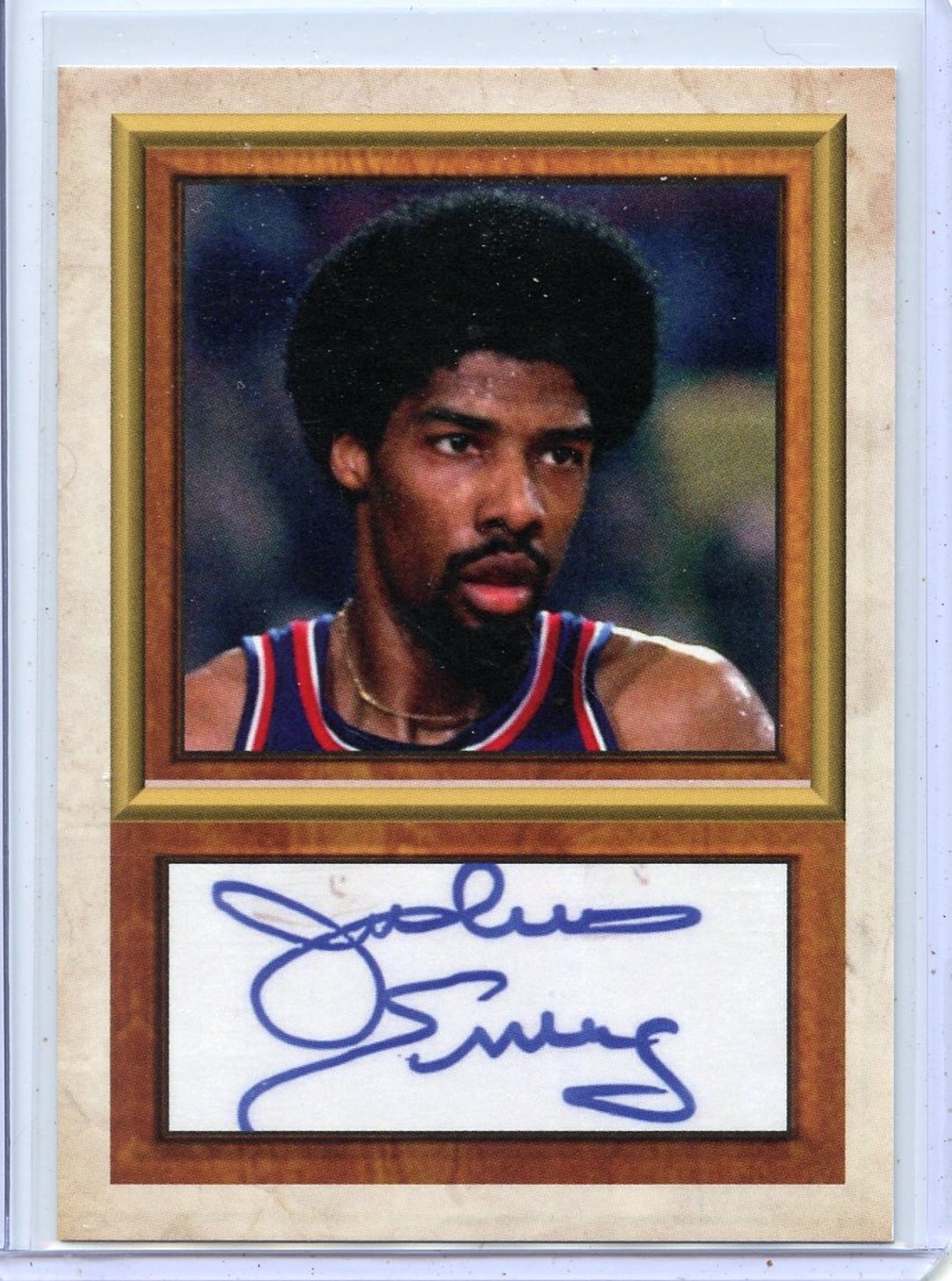 Julius Erving 41 2020 D. Gordon Series 2 Limited Facsimile Autographed ...