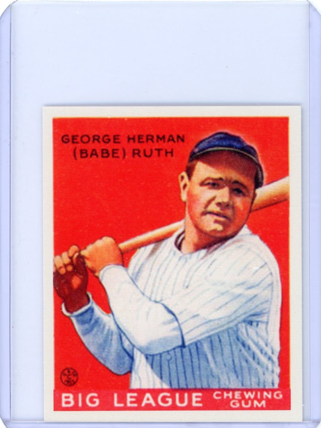 1933 Goudey Gum Babe Ruth 149 Reprint Baseball Card - Etsy