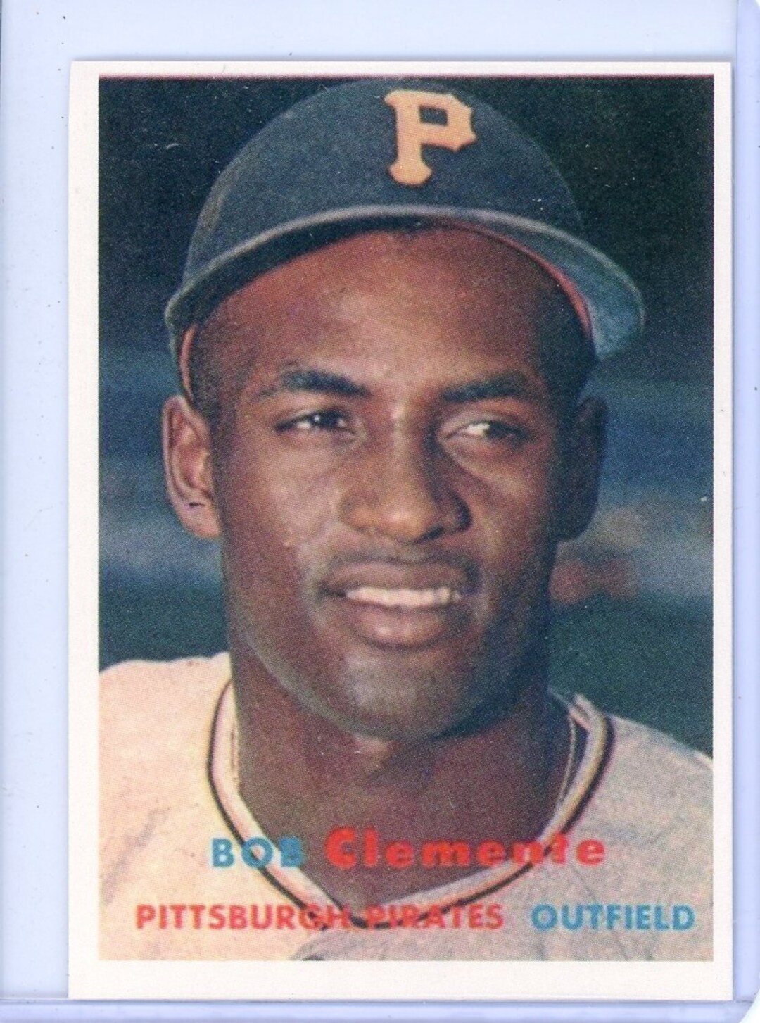 1957 Topps Roberto Clemente Pittsburgh Pirates Reprint - Etsy