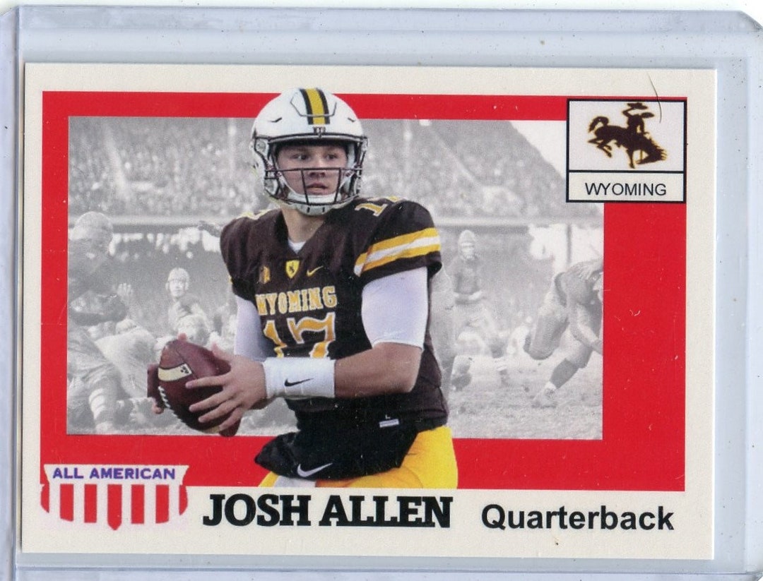 JOSH ALLEN All American Football Card - Etsy