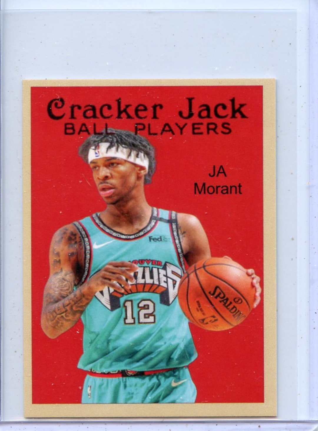 Ja Morant Grizzlies Cracker Jack Basketball Card - Etsy
