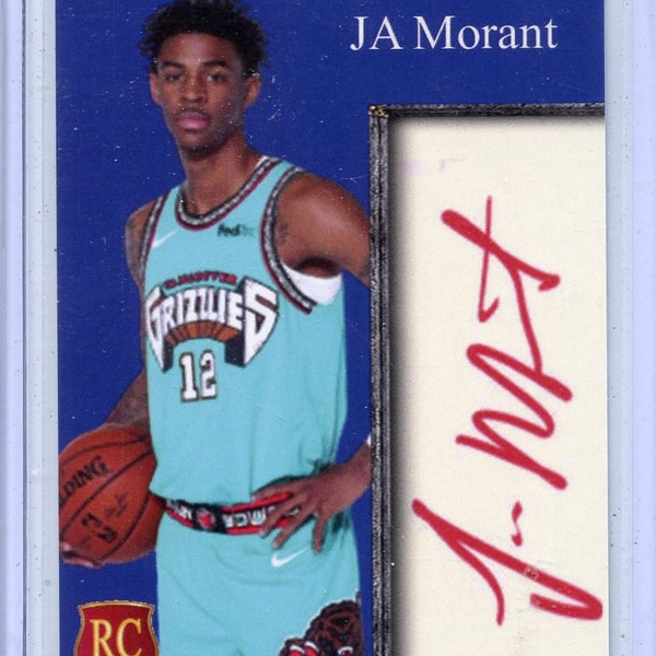 Ja Morant Rookie Card - Etsy