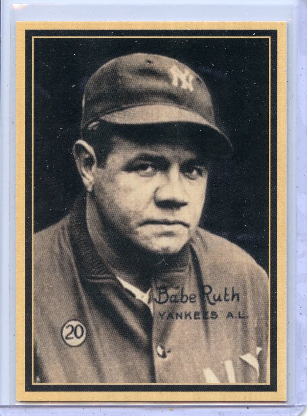 Babe Ruth 1931 W517 Strip Card Hard to Find Exact Reprint - Etsy