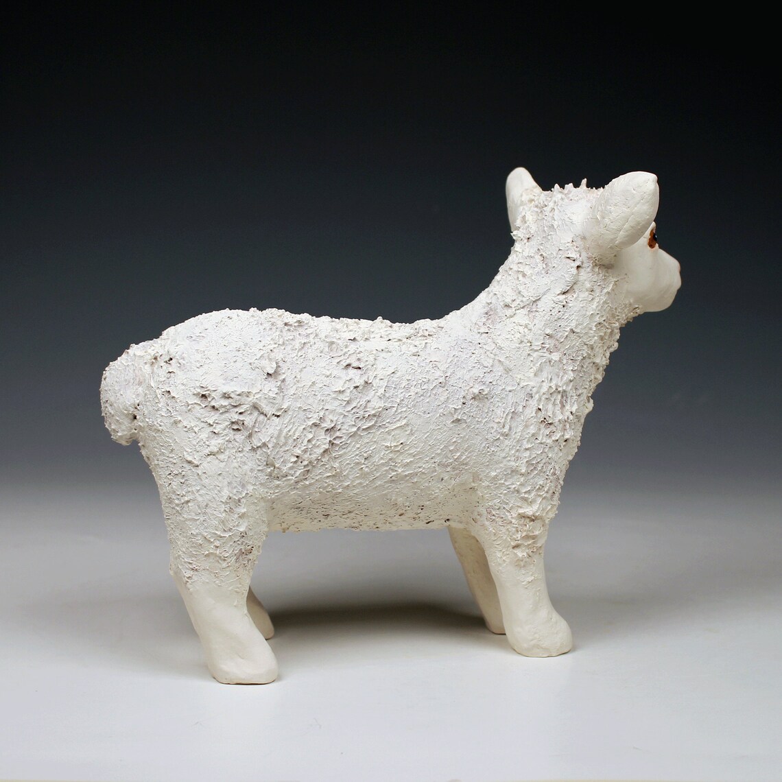 Ceramic Lamb, Innocent, Pretty Lamb Sculpture - Etsy