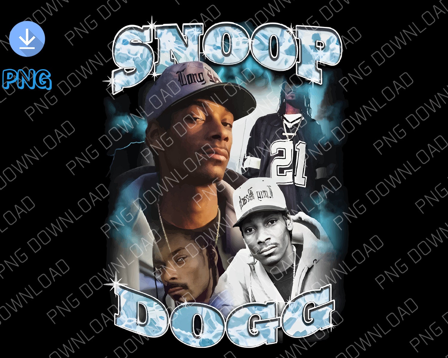 Snoop Dogg Logo Prints Dowload Png Black Background - Etsy
