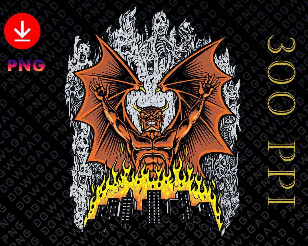 The Devil Rises Prints Dowload Png - Etsy