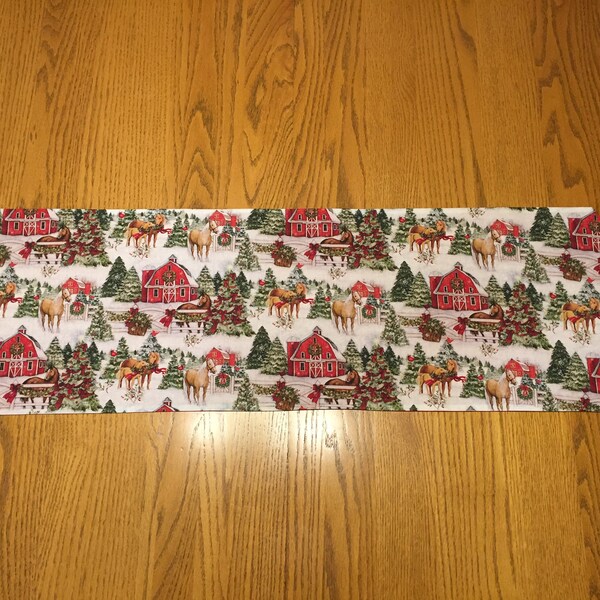 Horse Table Runner - Etsy