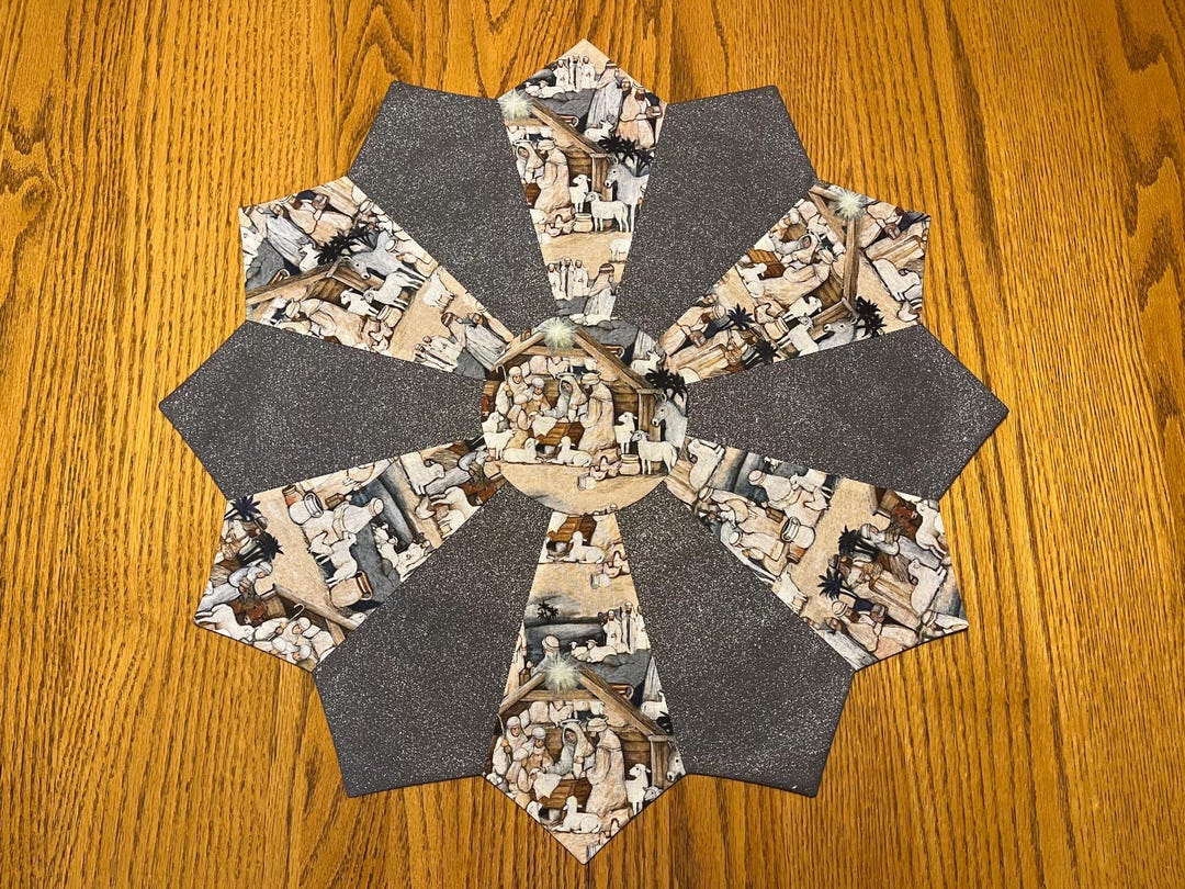 Nativity Scene With Silver - Decoration - Winter - Christmas - Holiday ...