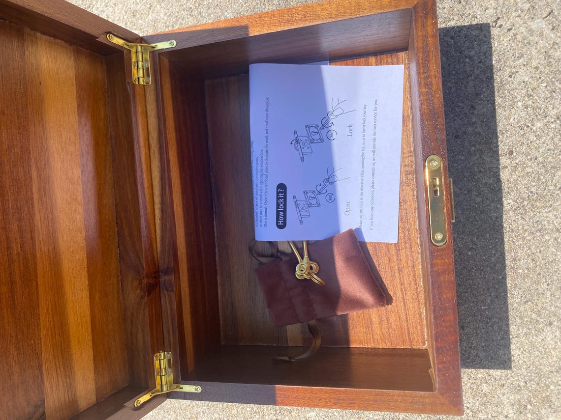 Personalized Firefighter Keepsake Box, Engraved Wooden Box With Lock - Etsy
