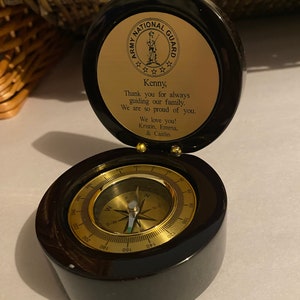 Engraved Military Compass Gift, Personalized Army Compass Gift, Navy ...