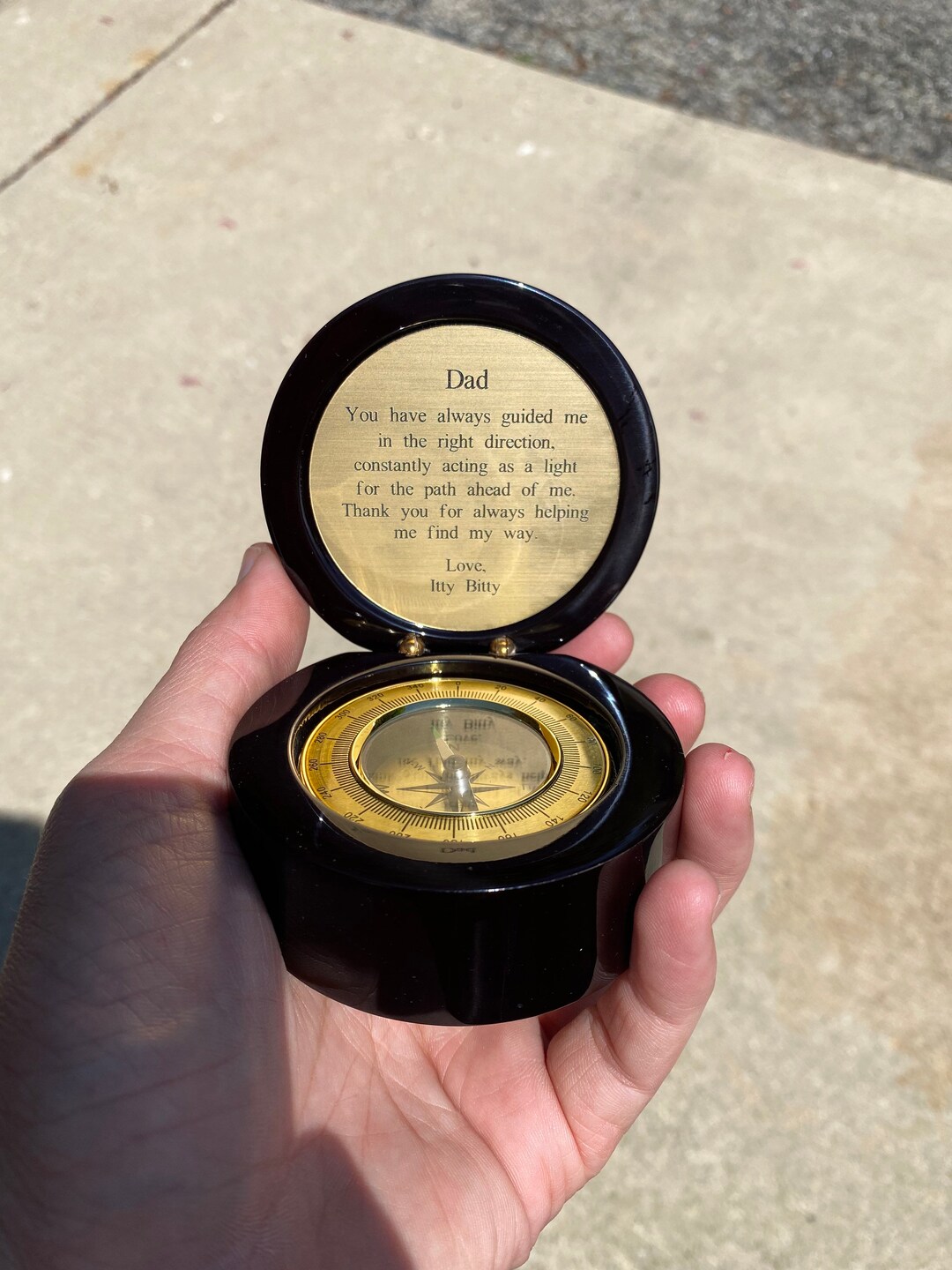 Engraved Compass Gift, Personalized Compass Gift, Father Bride Gift ...