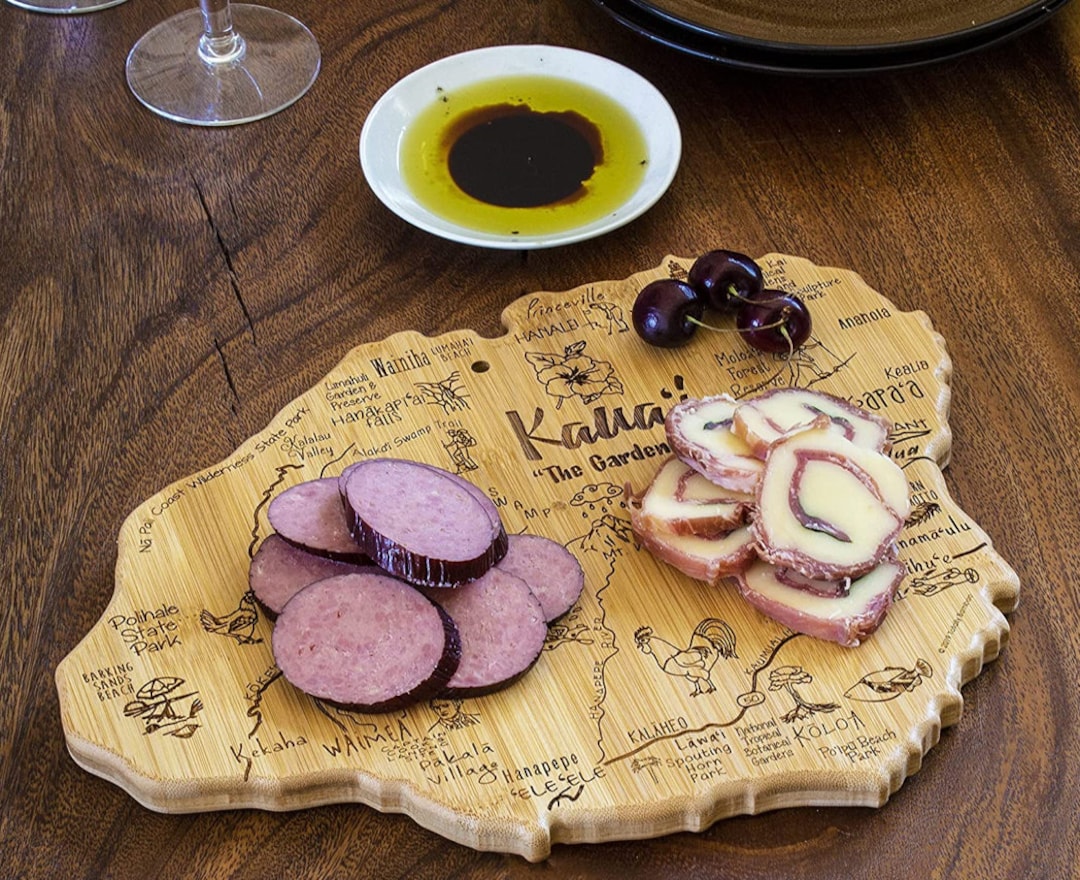 Kauai CUSTOM Shaped Cutting Board and Charcuterie-gifts for Her/him ...