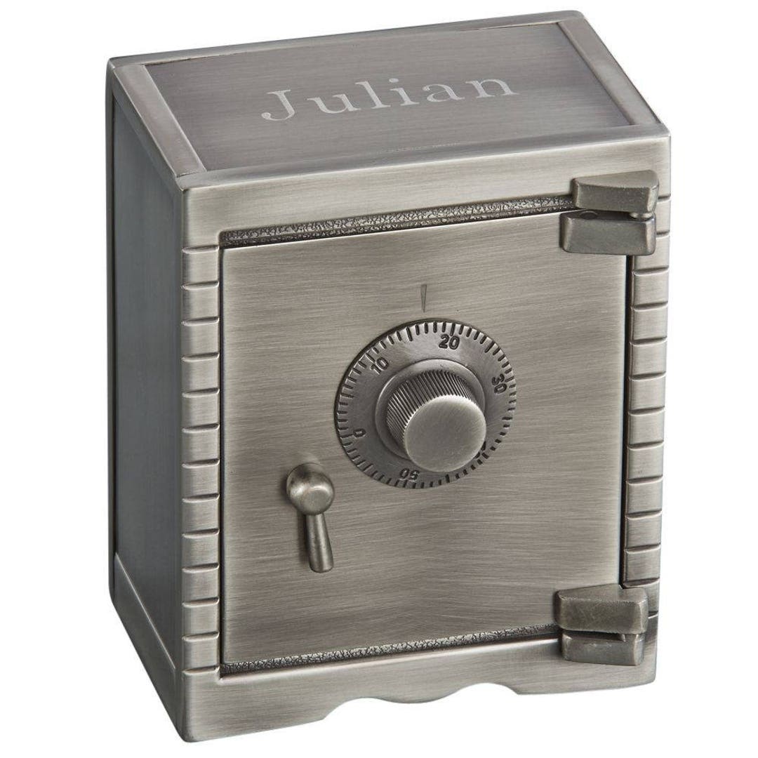 Personalized Bank for Baby or Child Vault Bank Safe With Free Engraving ...