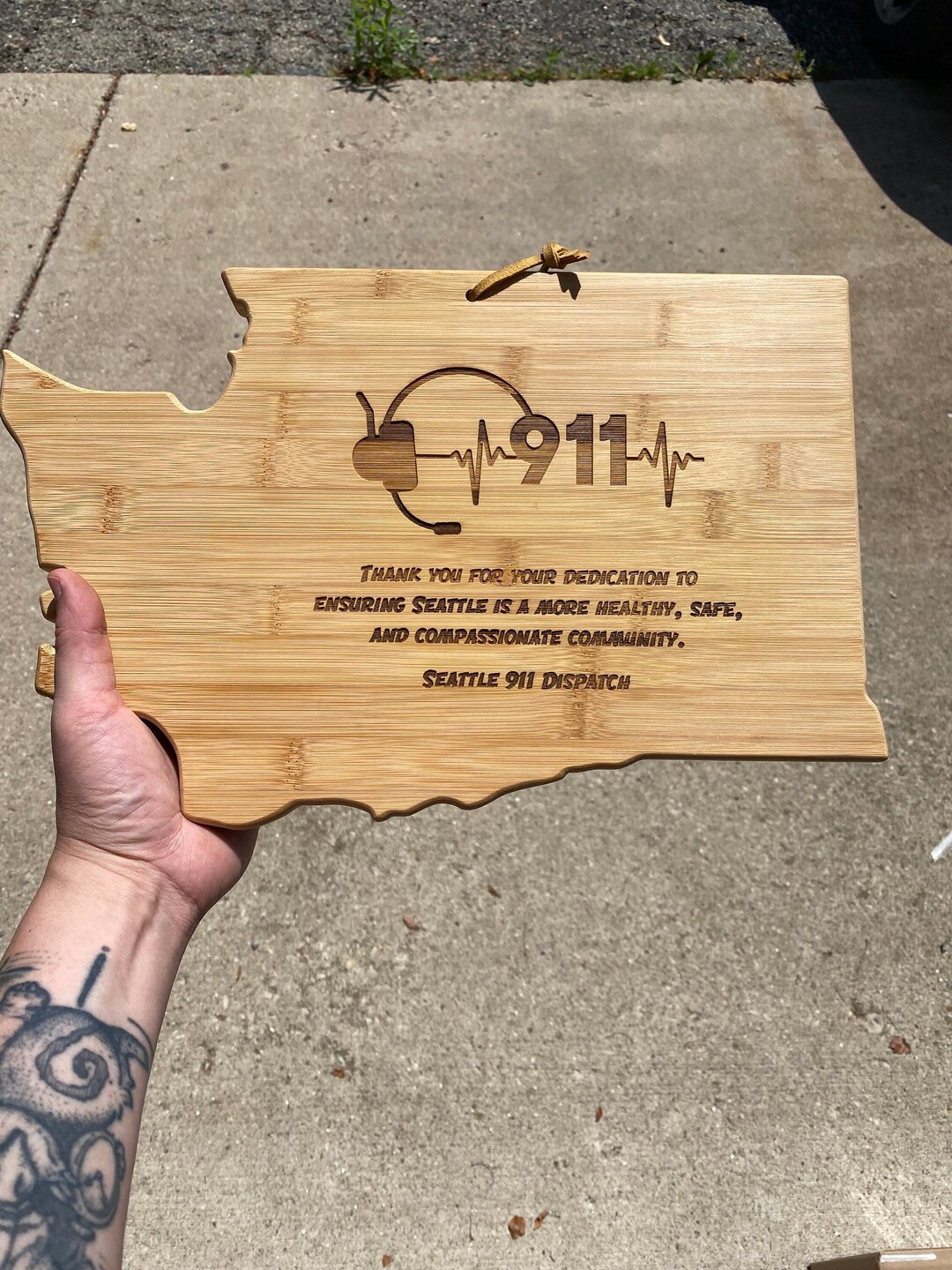 Dispatch Gift, Custom Engraved State Board, Gift for 911 Dispatch ...