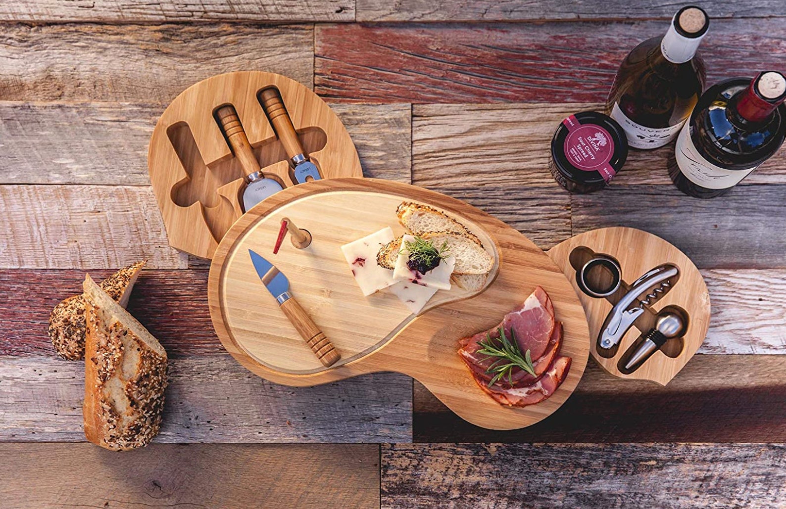 Personalized Golf Cheese Wood Cutting Board Gift With Utensils Golfer ...