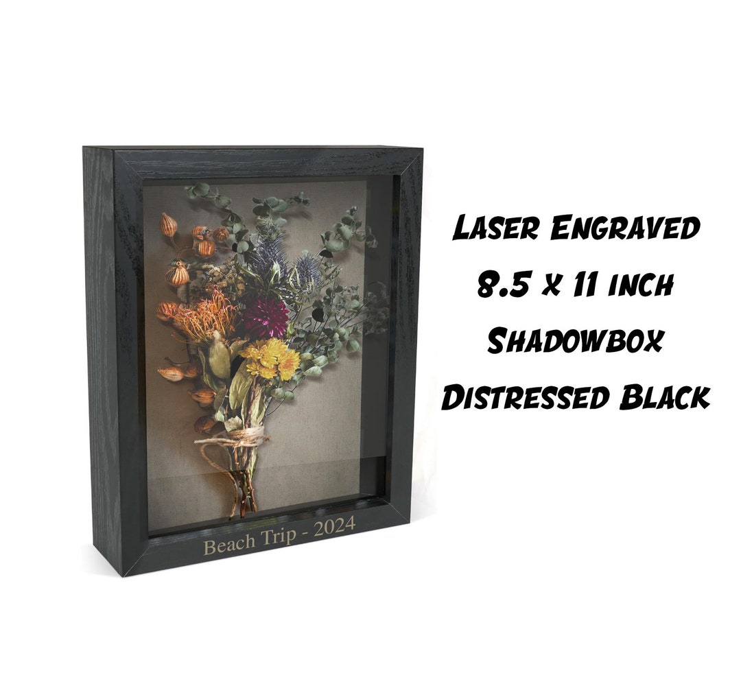Engraved Shadowbox, Sympathy Gift, Memorial Gift, Wedding Gift Idea ...