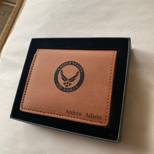 Air Force Personalized Military Wallet United States Air - Etsy